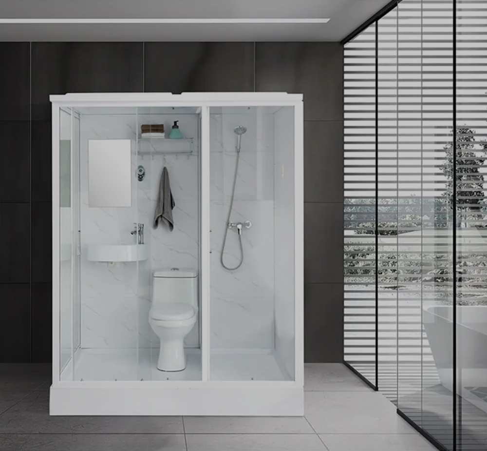 Overall toilet, Integral shower room, Simple shower room, Artificial ...